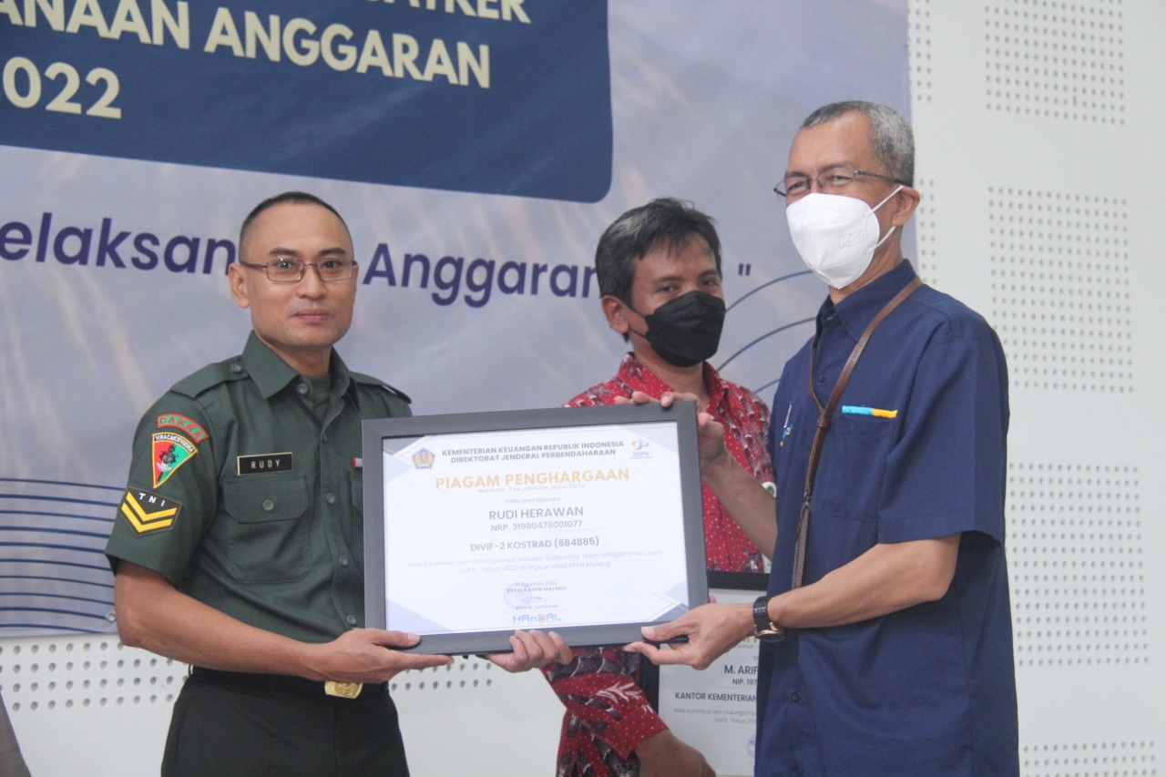FGD KPPN Malang, Divif 2 Kostrad Raih Predikat Satker Berkinerja Terbaik I - Javasatu.com