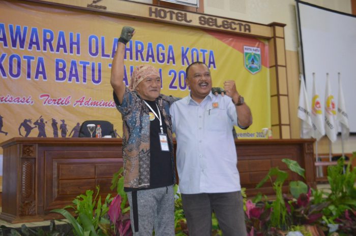 Dipilih Aklamasi, Sentot Jadi Ketua Umum KONI Kota Batu - Javasatu.com
