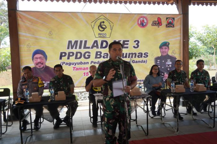 Milad ke-3 PPDG Banyumas, Korem Wijayakusuma Peduli Disabilitas Ganda - Javasatu.com
