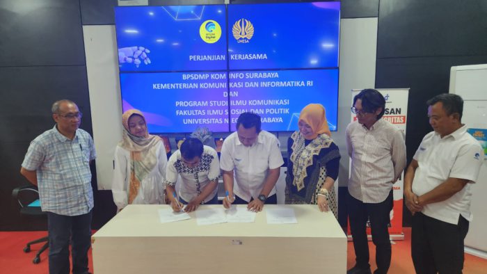 Prodi Ilkom Unesa dan BPSDM Kominfo Surabaya Bangun Ekosistem Siber ...
