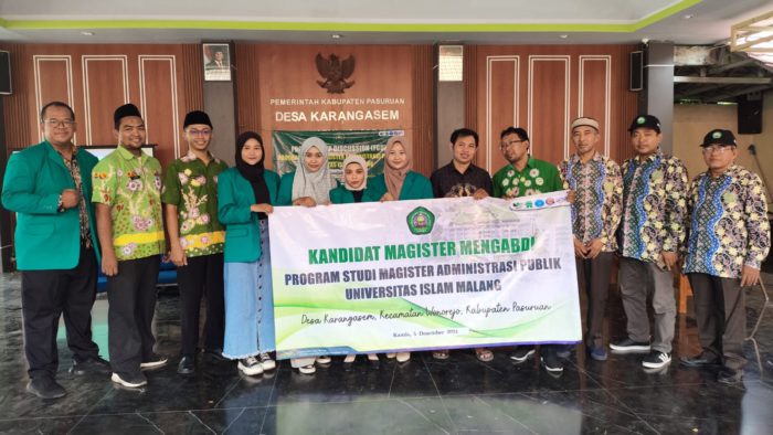 Kandidat Magister Mengabdi UNISMA Gali Potensi Desa Karangasem Pasuruan ...